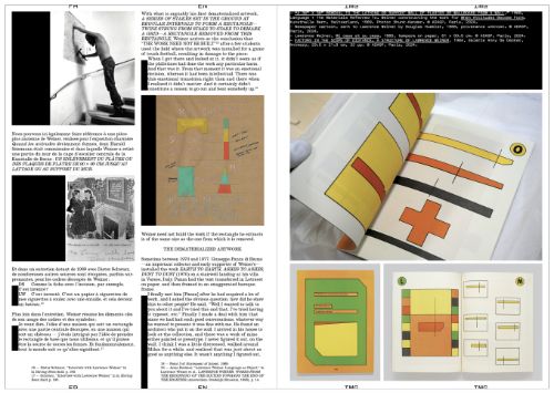 Revue Faire 49: Lawrence Weiner