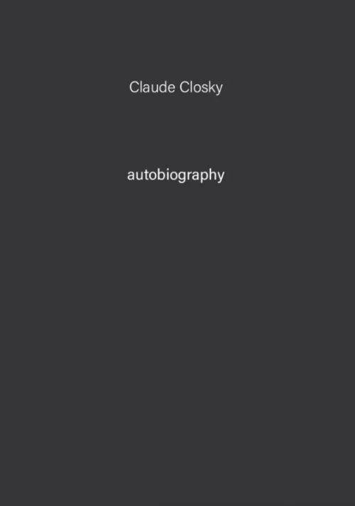 Claude Closky - Autobiography 07