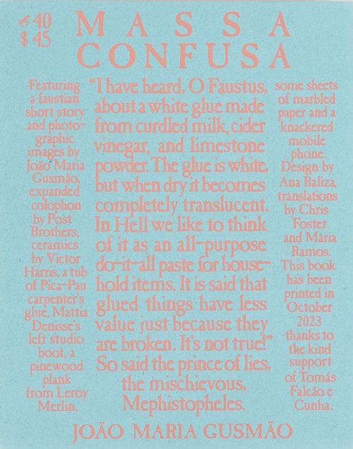João Maria Gusmão - Massa Confusa